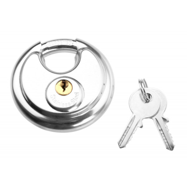 Padlock Disc Lock S/Steel 70mm TOLSEN