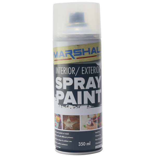 Spray Paint Clear Laquer 350ml Marshal